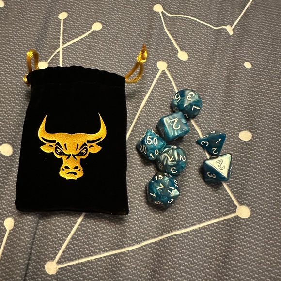 Games | Ocean Blue Dd Dice Set | Poshmark